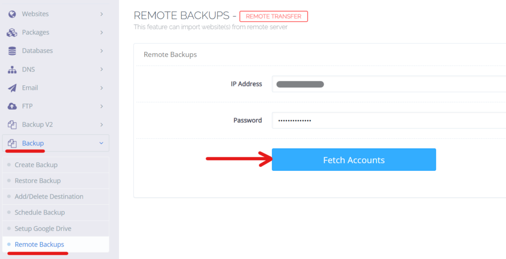 Remote Transfer - Knowledge Base