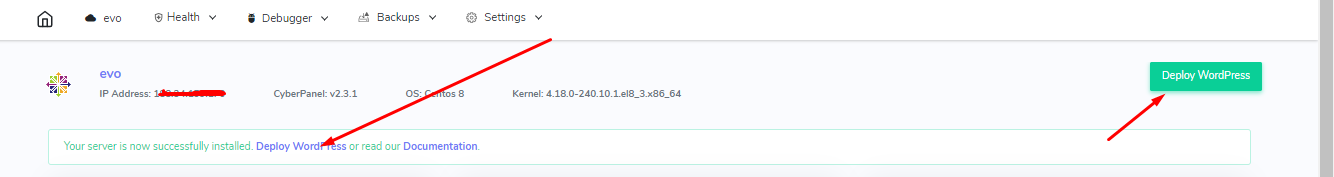 How to Deploy WordPress using Cloud WordPress Manager - Knowledge Base