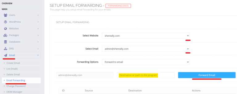 Email in CyberPanel - Knowledge Base