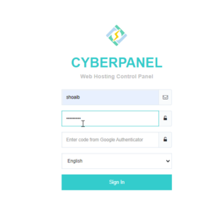 Two-Factor Authentication in CyberPanel - Knowledge Base
