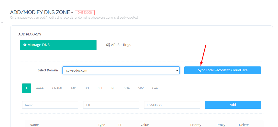 Cloudflare DNS Synchronization with CyberPanel - Knowledge Base