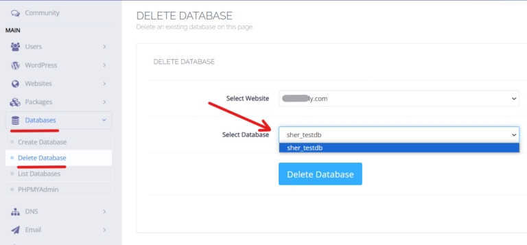 How to Create a Database in CyberPanel