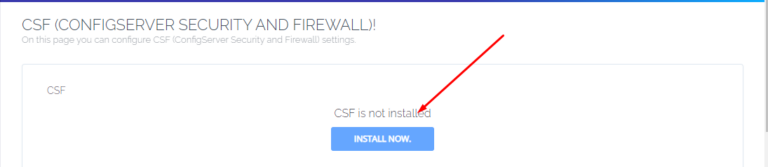 CSF CyberPanel - Knowledge Base