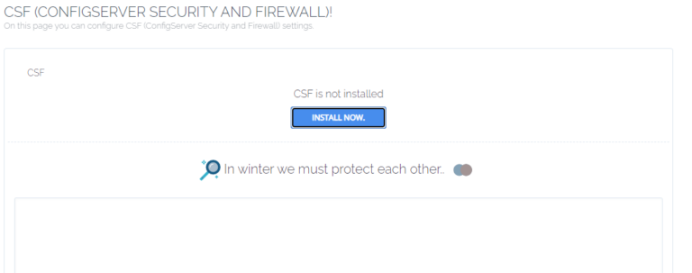 CSF CyberPanel - Knowledge Base
