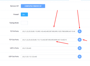 CSF CyberPanel - Knowledge Base