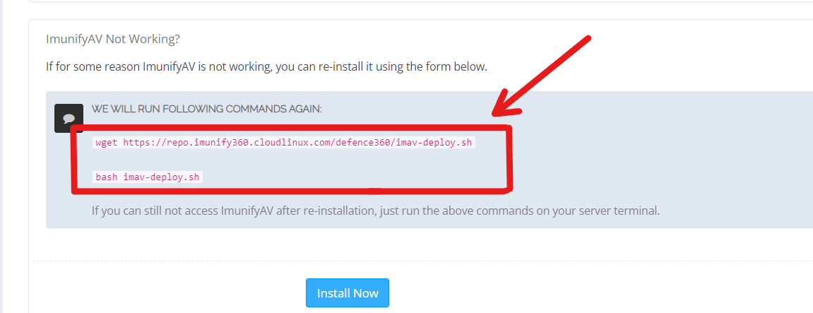 Install and use Imunify on CyberPanel - Knowledge Base