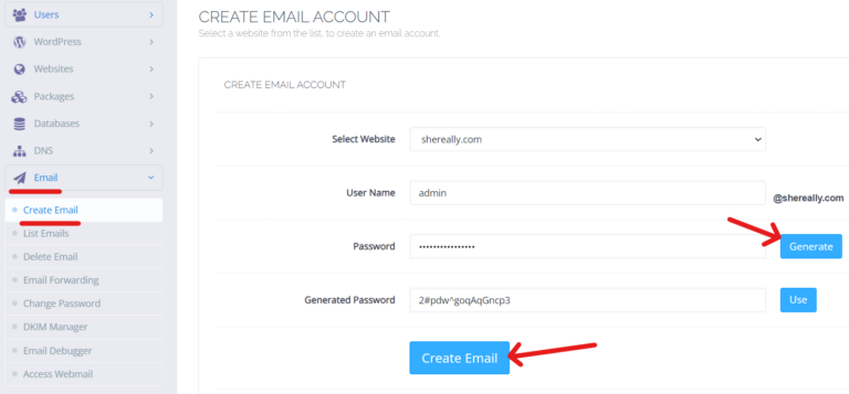 Email in CyberPanel - Knowledge Base