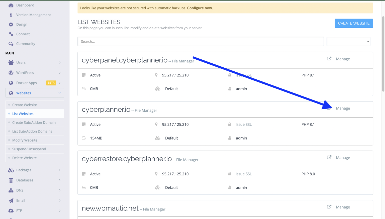Apache Manager - Knowledge Base