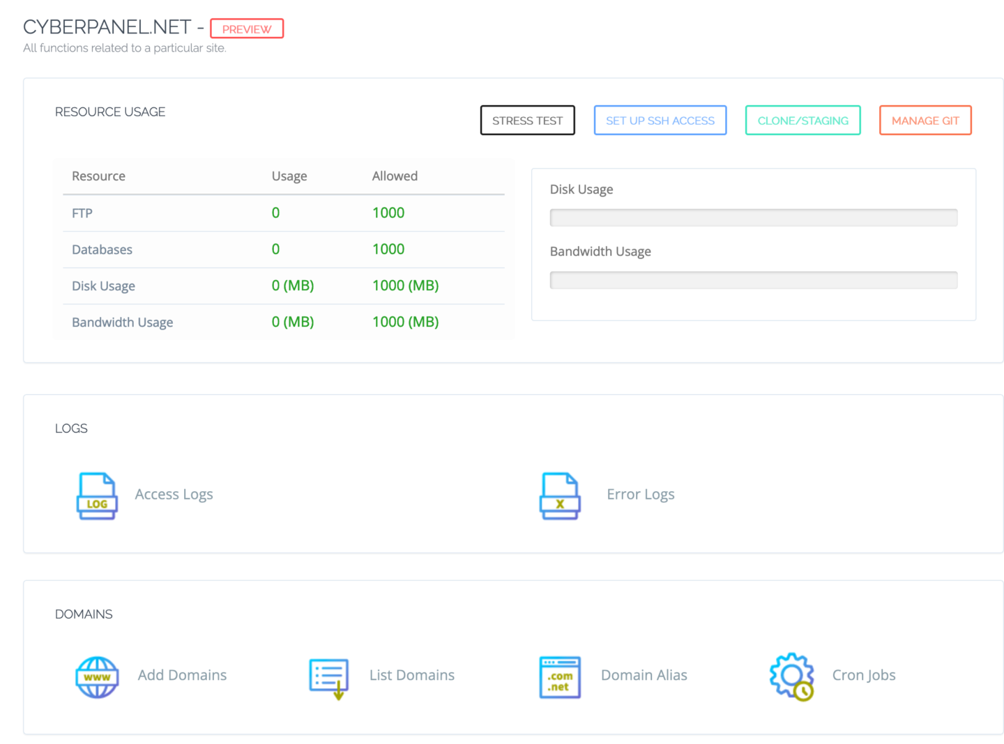 Features - CyberPanel