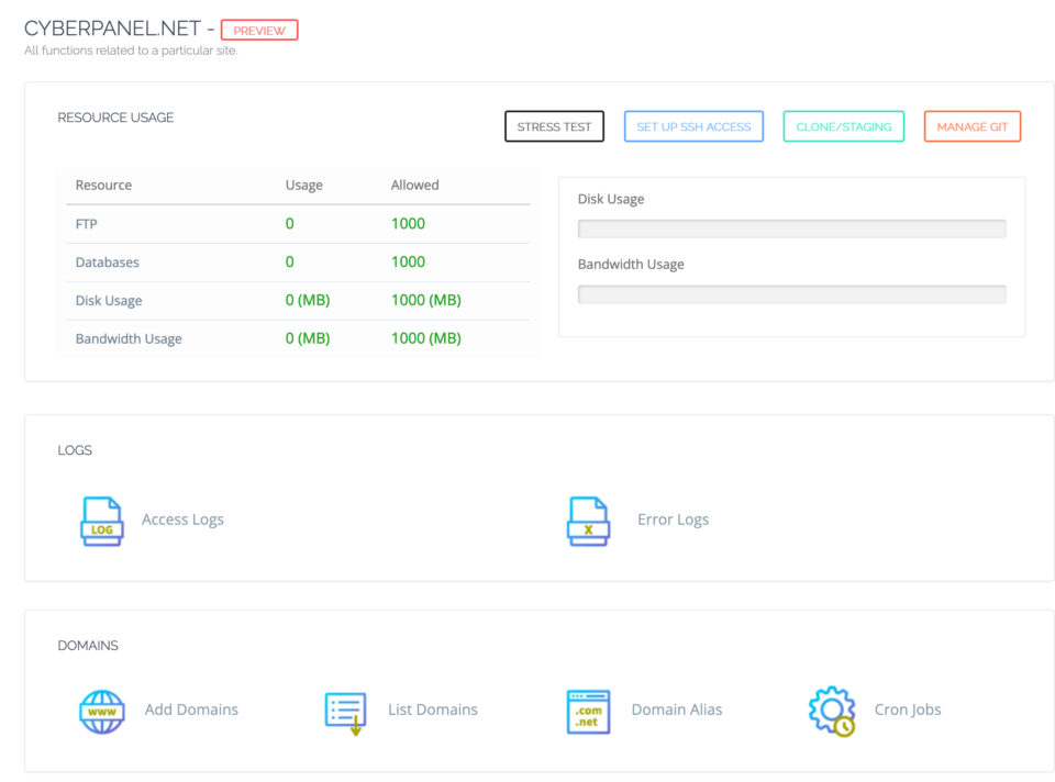 Features - CyberPanel