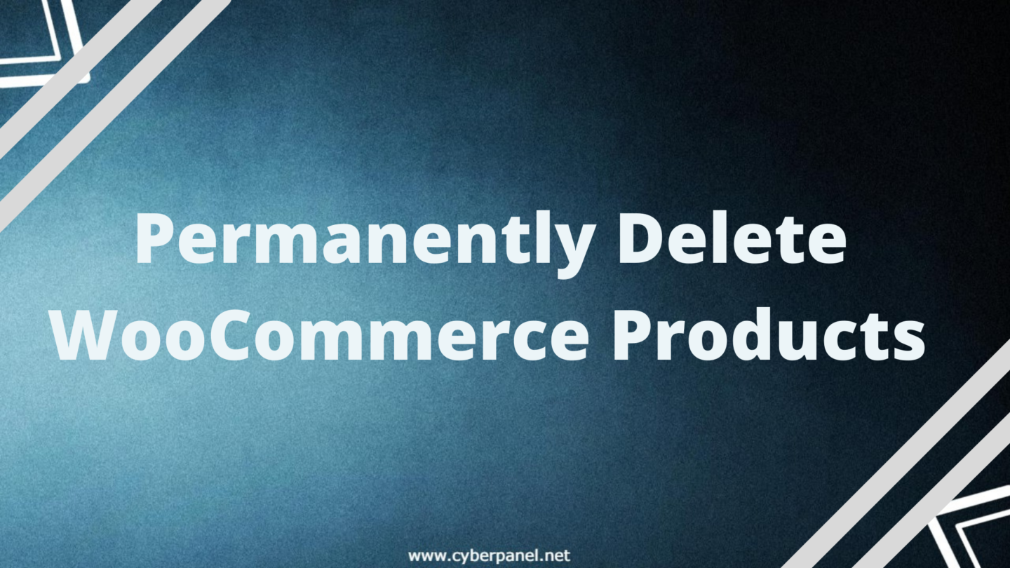 Permanently Delete Woocommerce Products With One Click 3 Methods