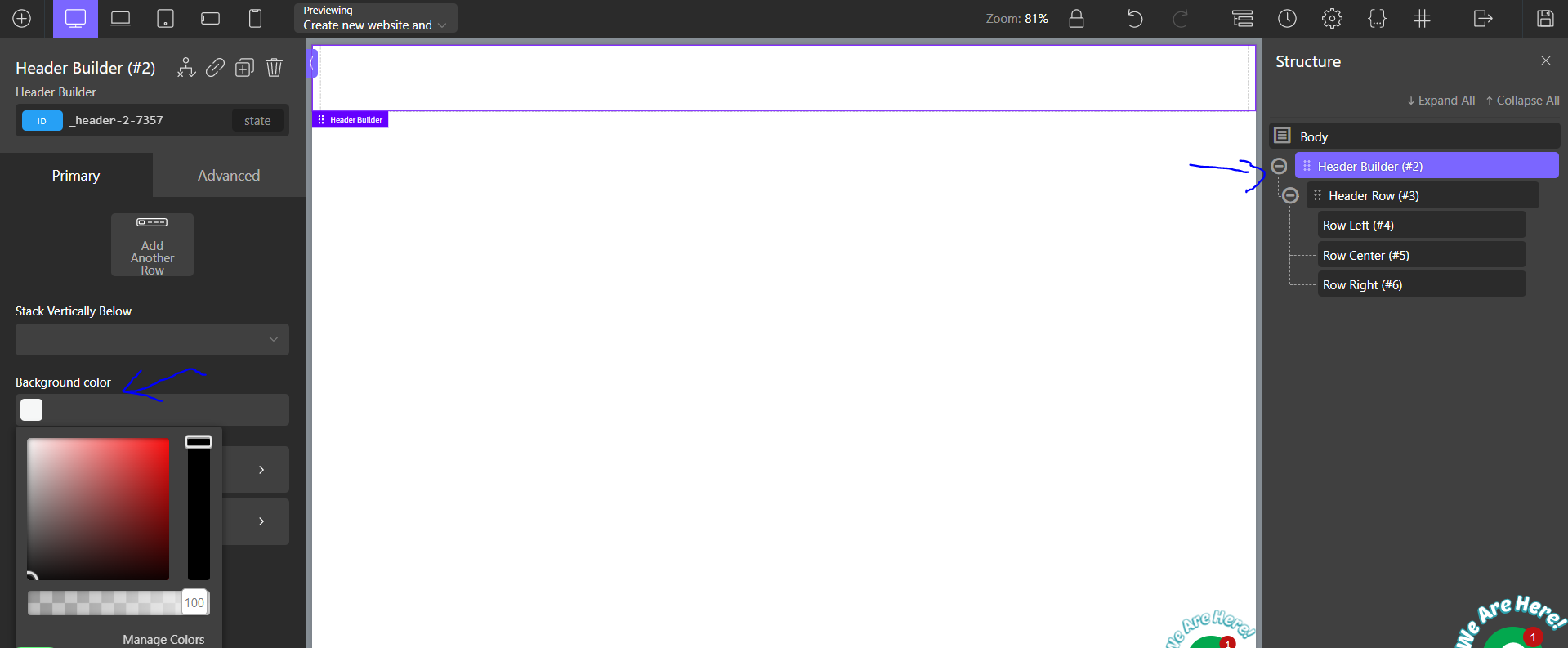How To Add Header A Template In Oxygen Builder?
