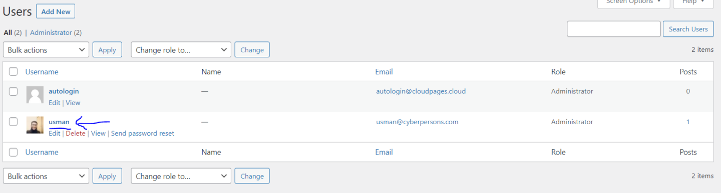 How To Change WordPress User Password from Database?