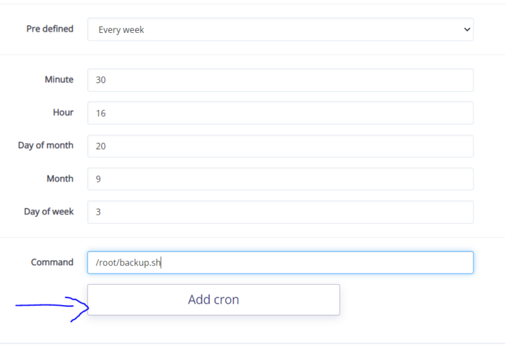 How to run a cron job for every hour?