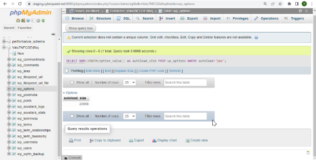 How to Clean And Optimize your wp_options table and Autoloaded Data