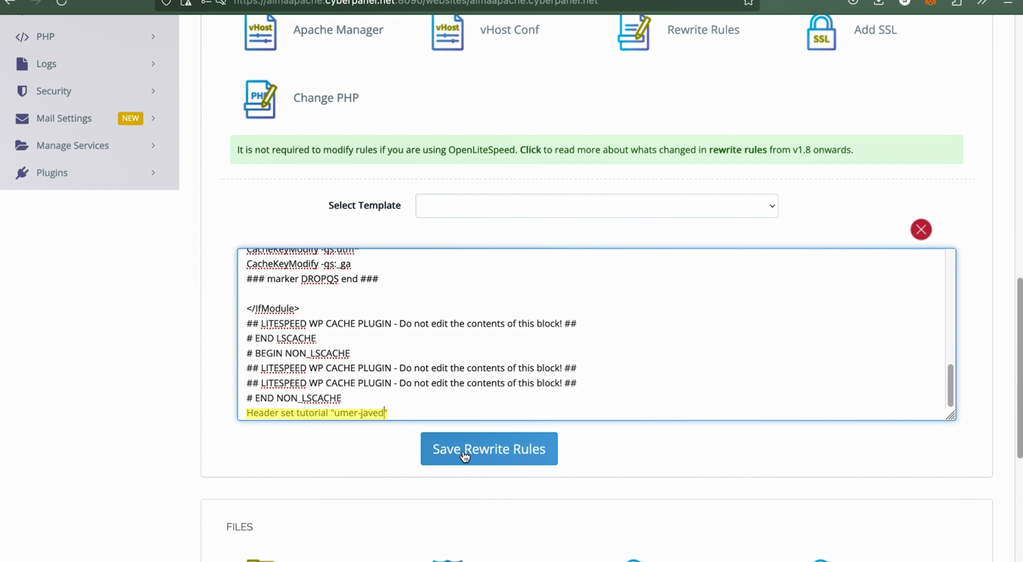 How to Set Apache Request Headers
