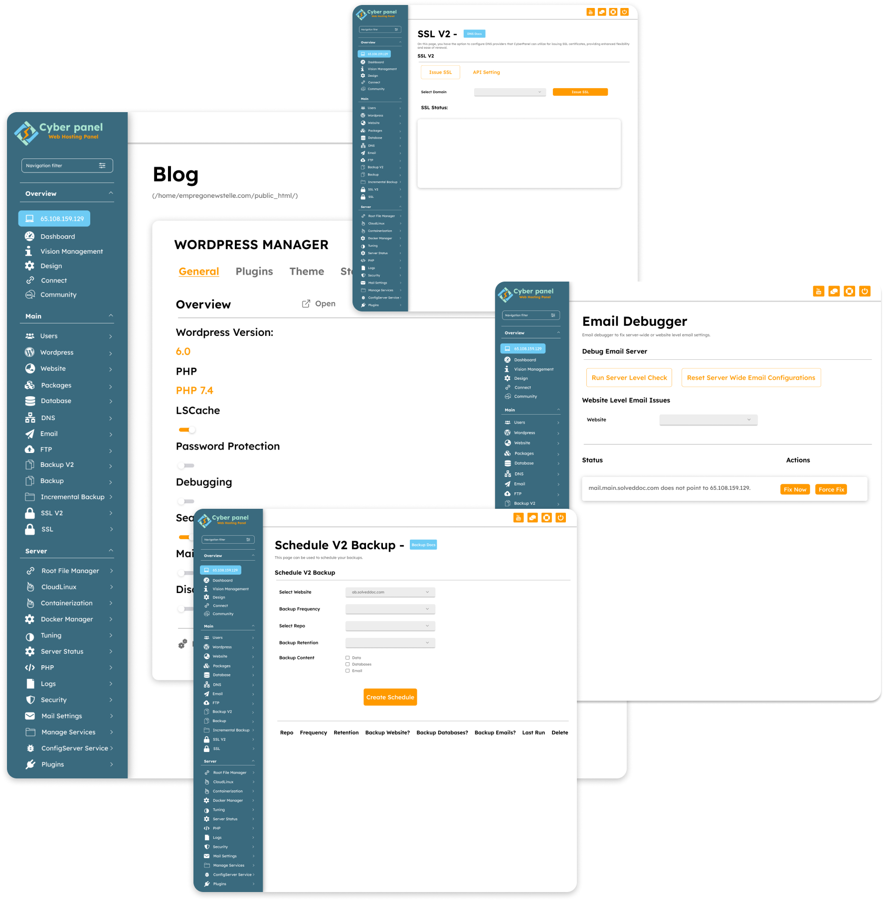 Features - CyberPanel