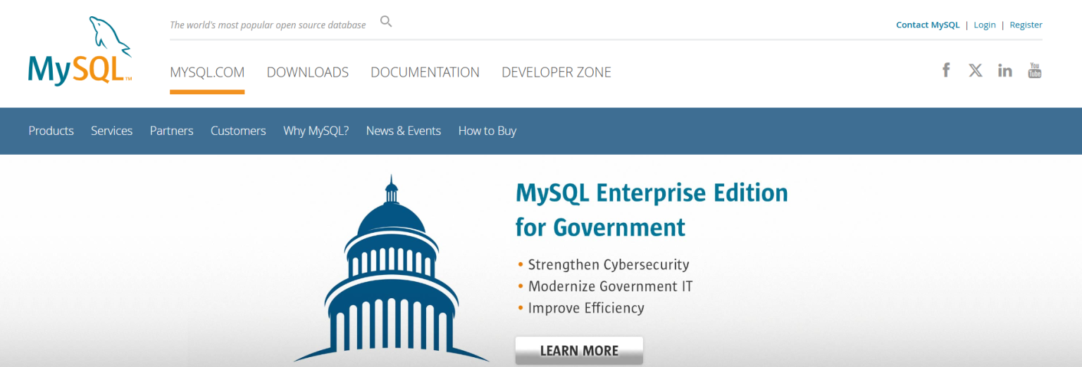 MySQL upgrade for better performance security & new features
