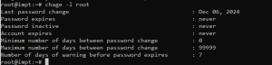 How to Check User Password Expiry Date in Linux