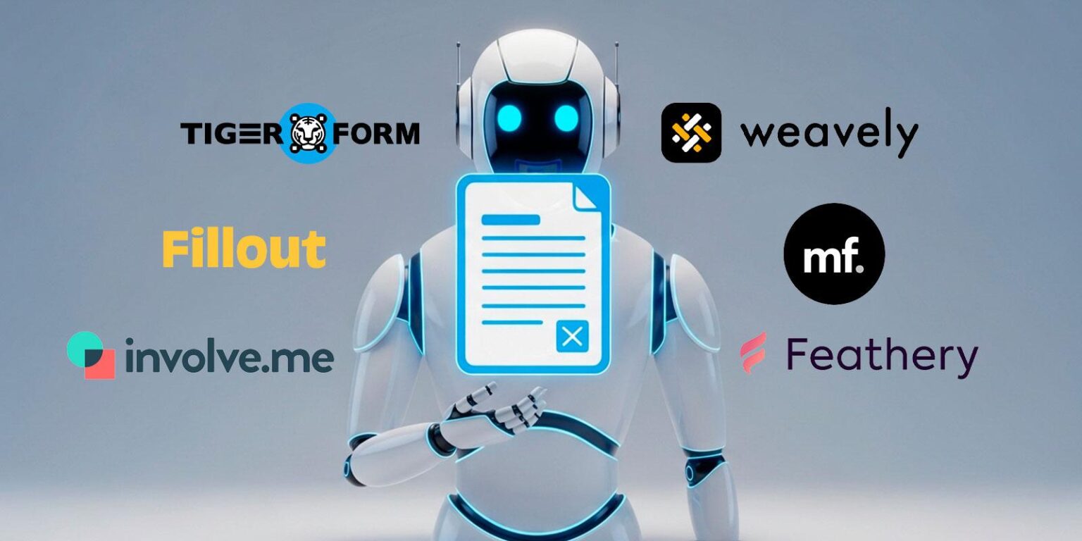 6 Best AI Online Form Creators to Set Up Forms 80% Faster